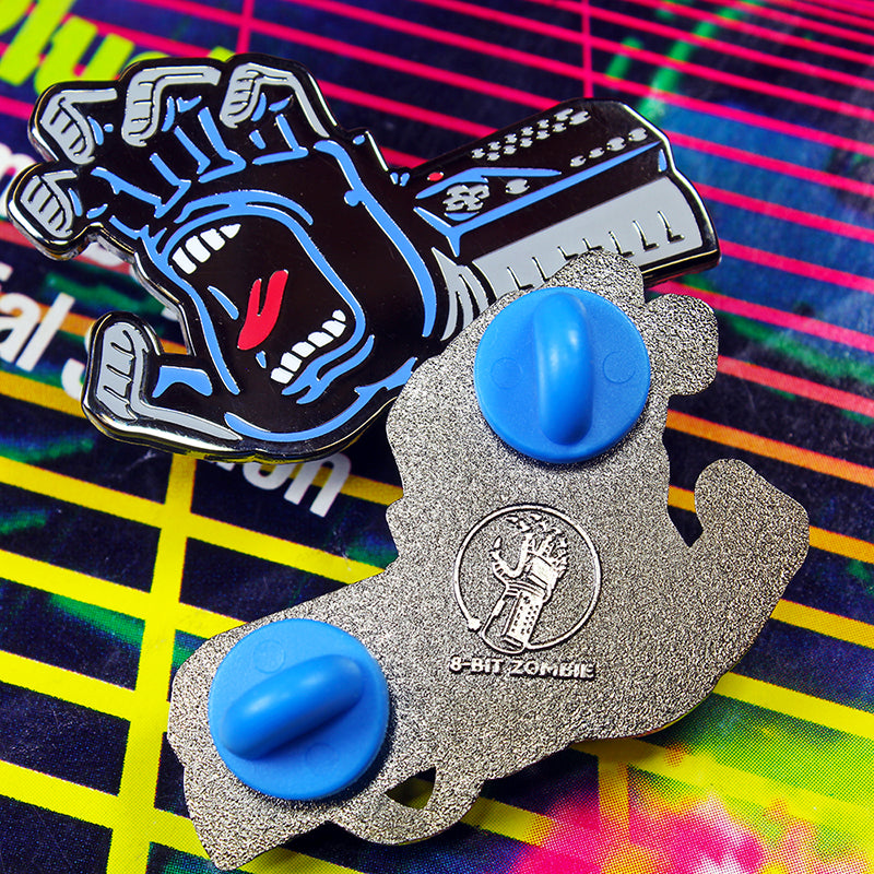 Screamer Pin – 8-bit ZOMBIE