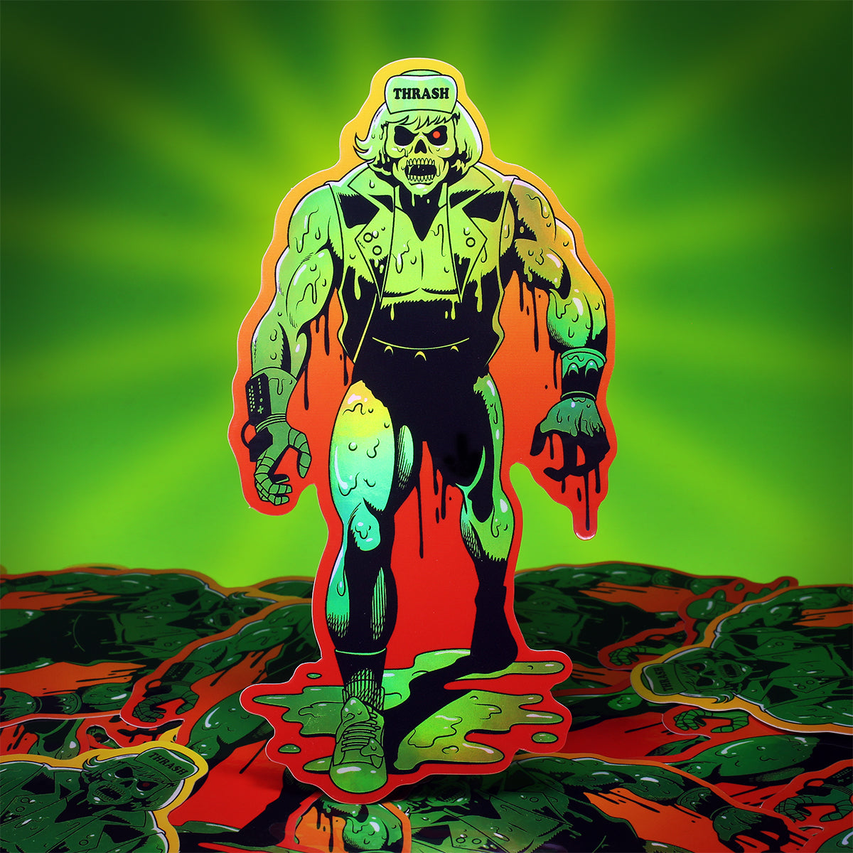 Slime Pit Stickers – 8-bit ZOMBIE